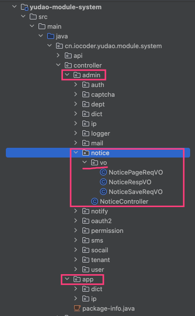 项目结构 | ruoyi-vue-pro 开发指南