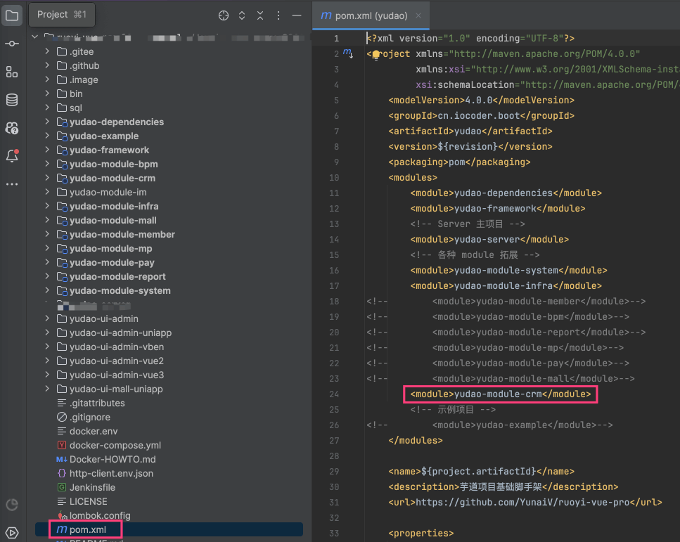 功能开启 | ruoyi-vue-pro 开发指南